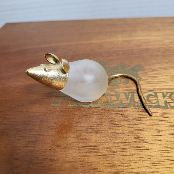 Avon | Other | Vintage Glass Avon Mouse Perfume Bottle With Articulated ...